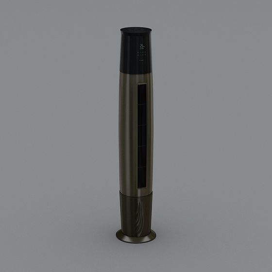 Low-Polygon Floor Fan 3D model