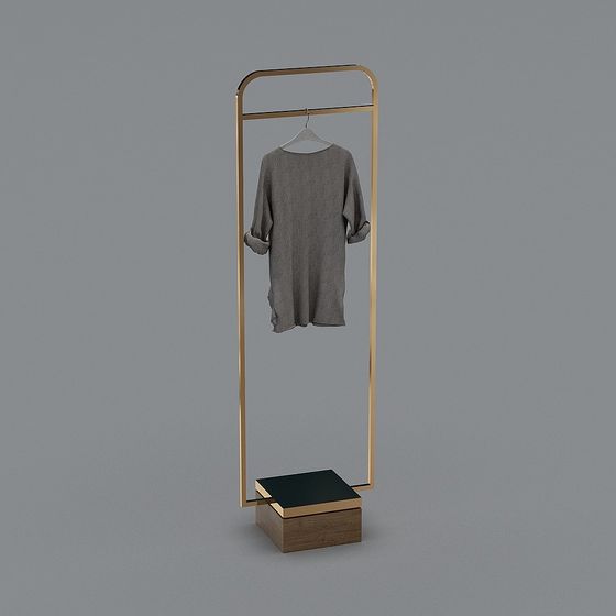 Elegant Modern Hanger 3D model for Stylish Interiors