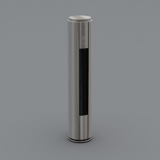 Sleek Low-Poly Air Conditioner 3D model