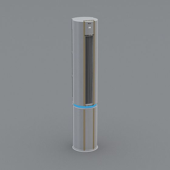 Modern 3D Air Conditioner Model for Home Design
