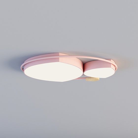 Stylish Low-Polygon 3D Model Lamp