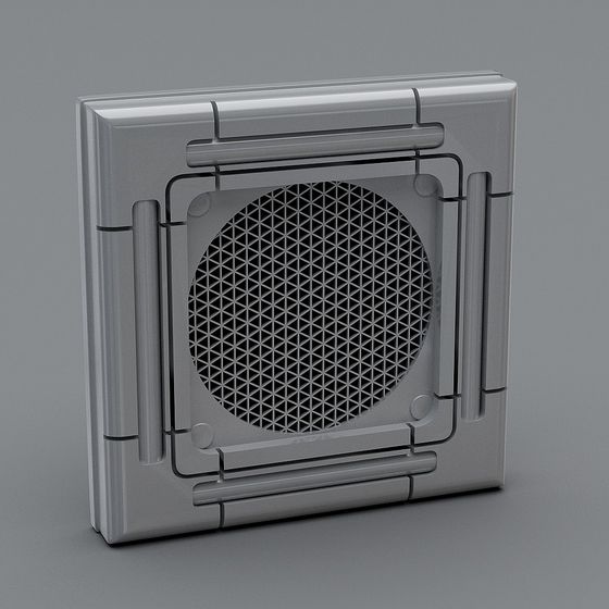 Futuristic Vent 3D model for Sci-fi Environments