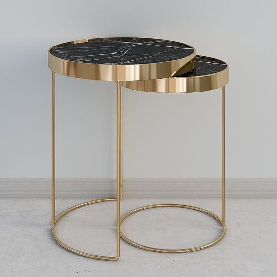 Elegant Round Table 3D model