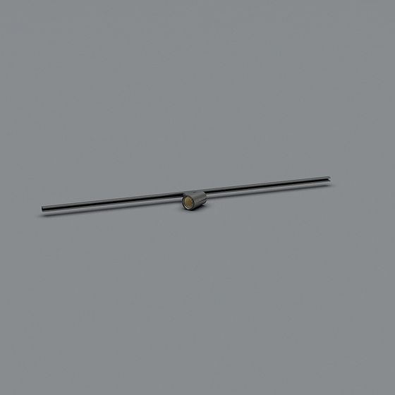 Low Poly Metallic Rod 3D Model – Sleek Metal Design
