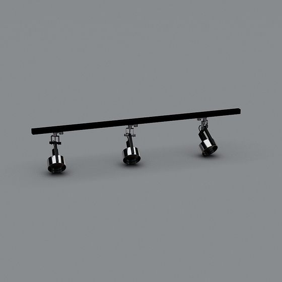 Minimalist Track Light Bar 3D model