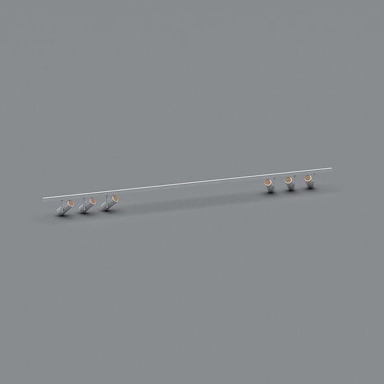 Linear Light Fixture 3D model for Modern Interiors