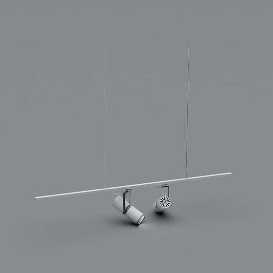 Contemporary Low-Poly Pendant Light 3D model