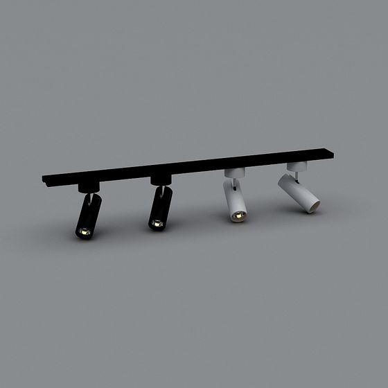 Sleek Track Light 3D model