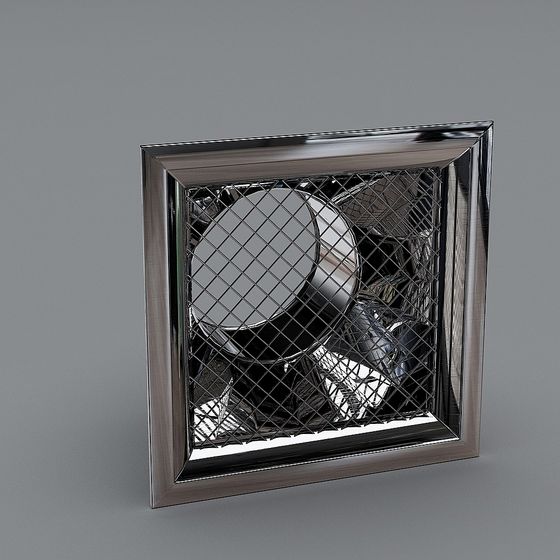 Industrial Aesthetic Vent 3D model