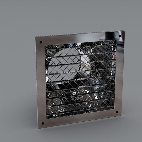 Industrial Aesthetic Vent 3D model