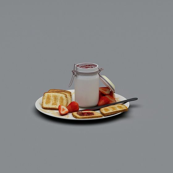 Breakfast Time 3D model