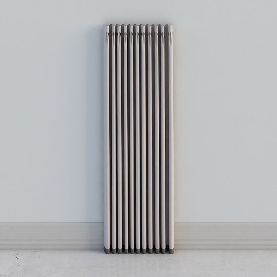 Sleek Radiator 3D model for Modern Aesthetics