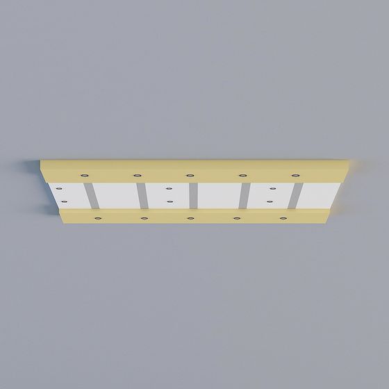 Linear Light Fixture 3D model
