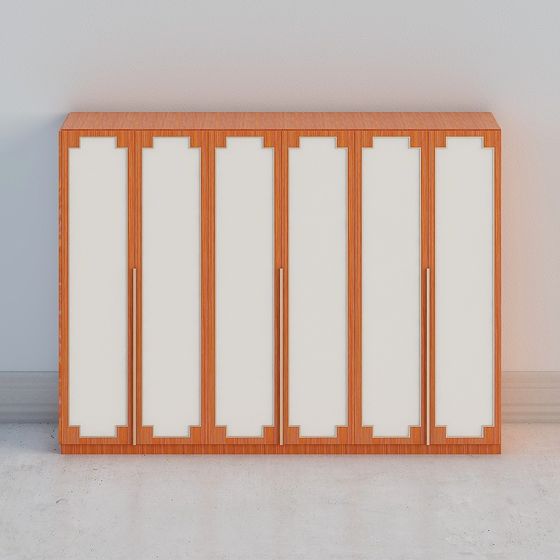 Retro Style Storage Cabinet 3D model