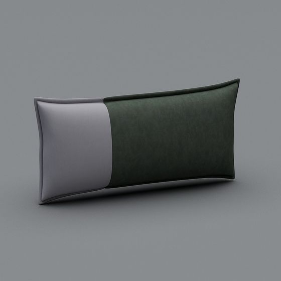 Elegant Low-Poly Pillow 3D model