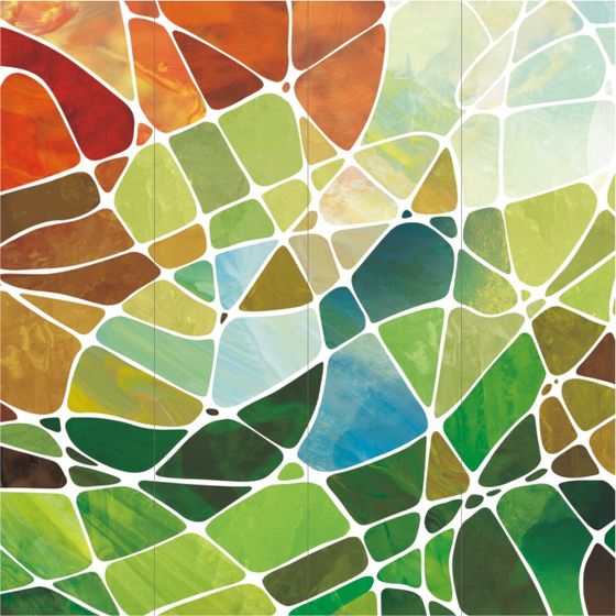 Vibrant Mosaic Art 3D Model